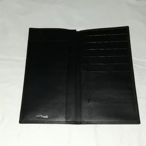S.T. Dupont | Bags | St Dupont Authentic Long Leather Wallet | Poshmark